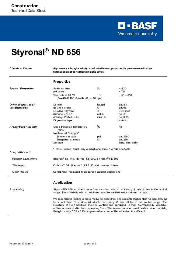 STYRONAL® ND 656 | BASF