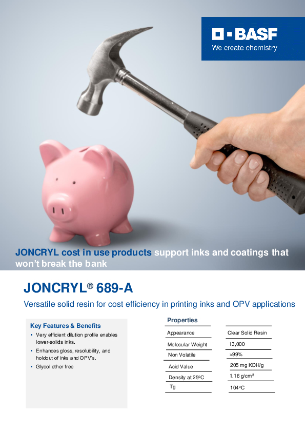 JONCRYL® 689-A | BASF