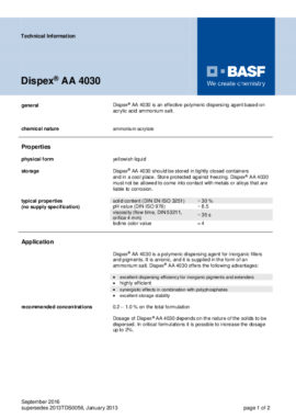 DISPEX® AA 4030 | BASF