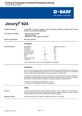 JONCRYL® 624 | BASF
