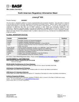 JONCRYL® 935 | BASF