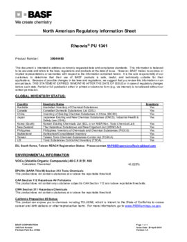 RHEOVIS® PU 1341 | BASF