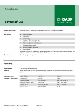 SOVERMOL® 750 | BASF