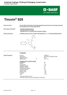 TINUVIN® 928 | BASF